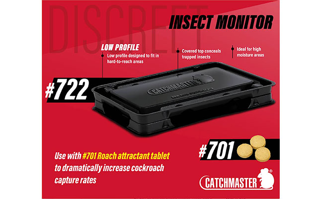 Catchmaster Pro: Discreet Insect Monitor, Roach Attractant Tablet | Pest Management Professional