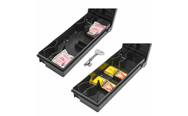 Wildlife Control Supplies: Quicklock Duobait Twin Trap Mouse Station ...